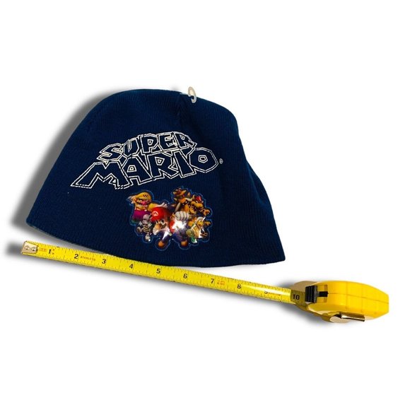 Mario | Accessories | Nintendo Kids Super Mario Bros Blue Beanie Hat ...
